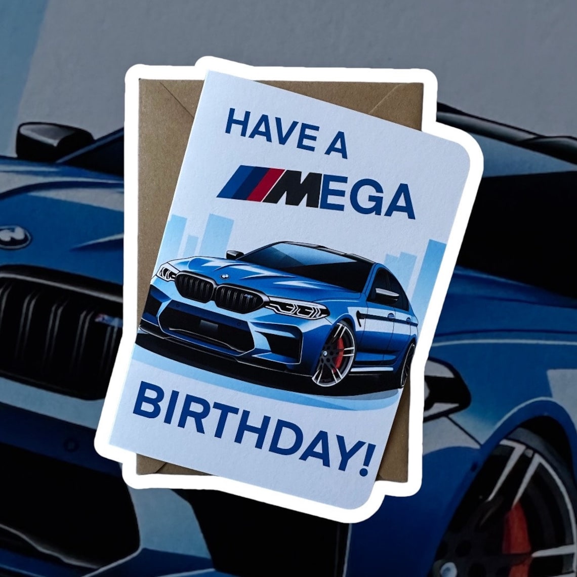 BMW M5 Birthday Card M5 Birthday Card Gift for Car Lover Birthday Card ...