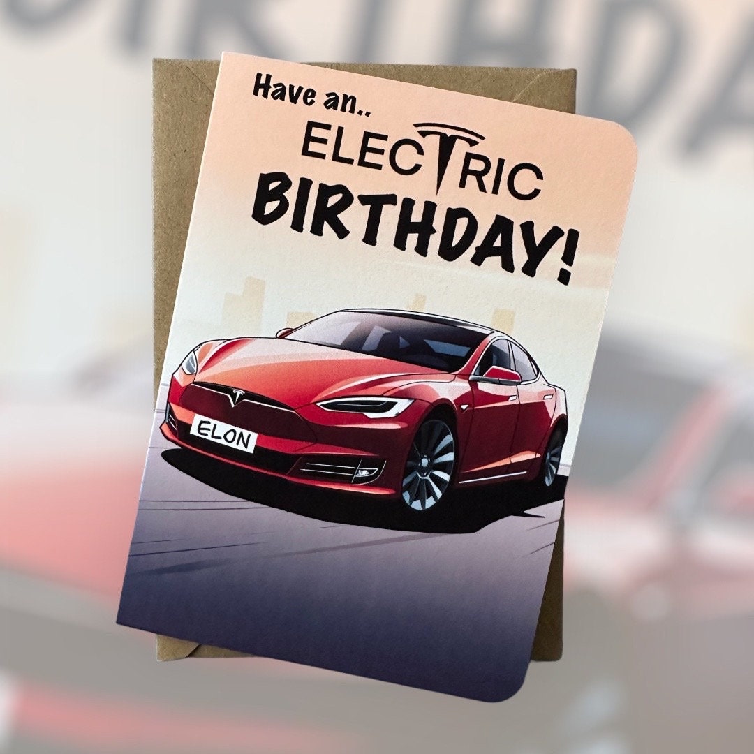 Personalised Car Registration Birthday Card Personalised Car Number ...