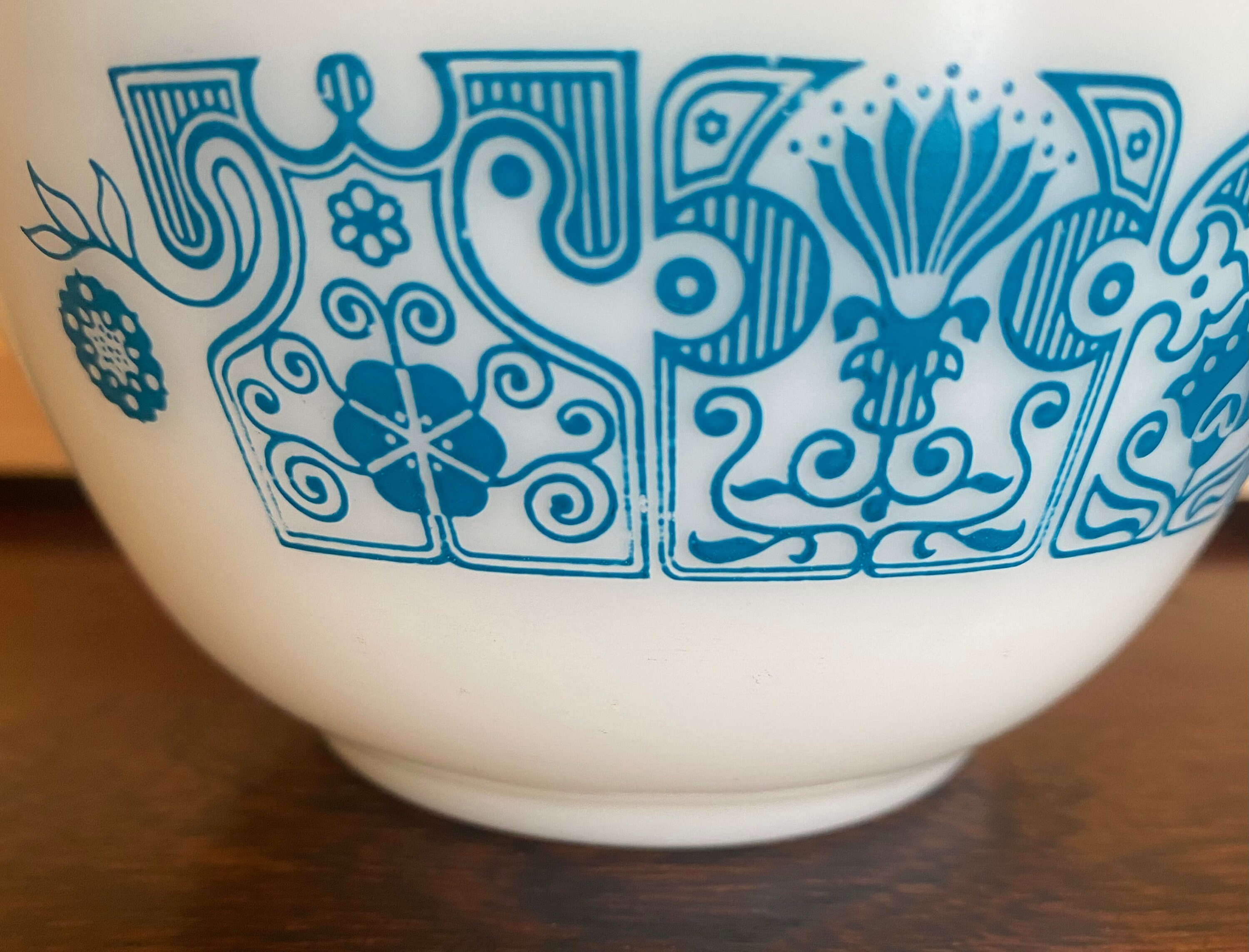Vintage Pyrex Blue Horizon Mixing Bowl - Etsy