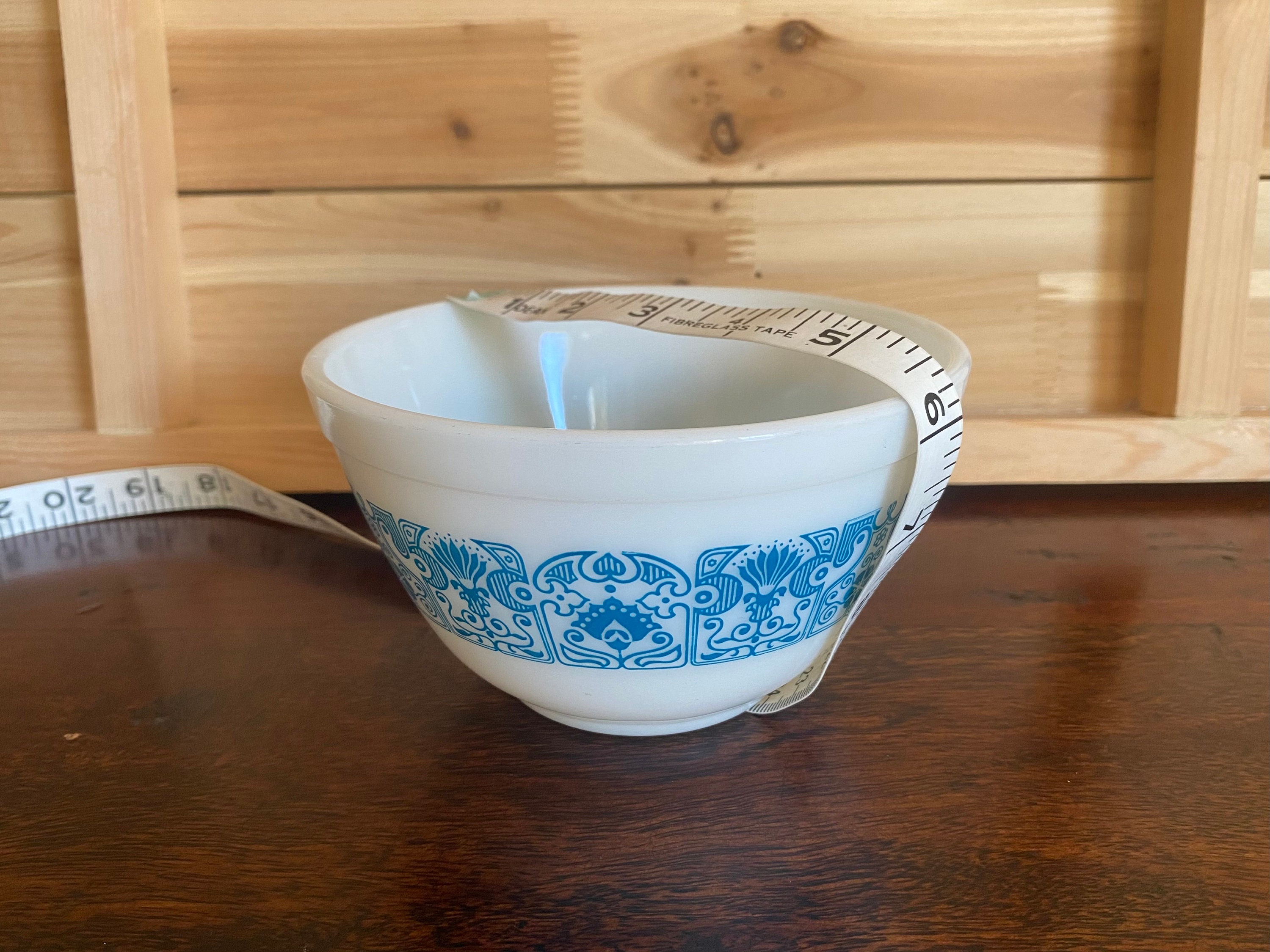 Vintage Pyrex Blue Horizon Mixing Bowl - Etsy