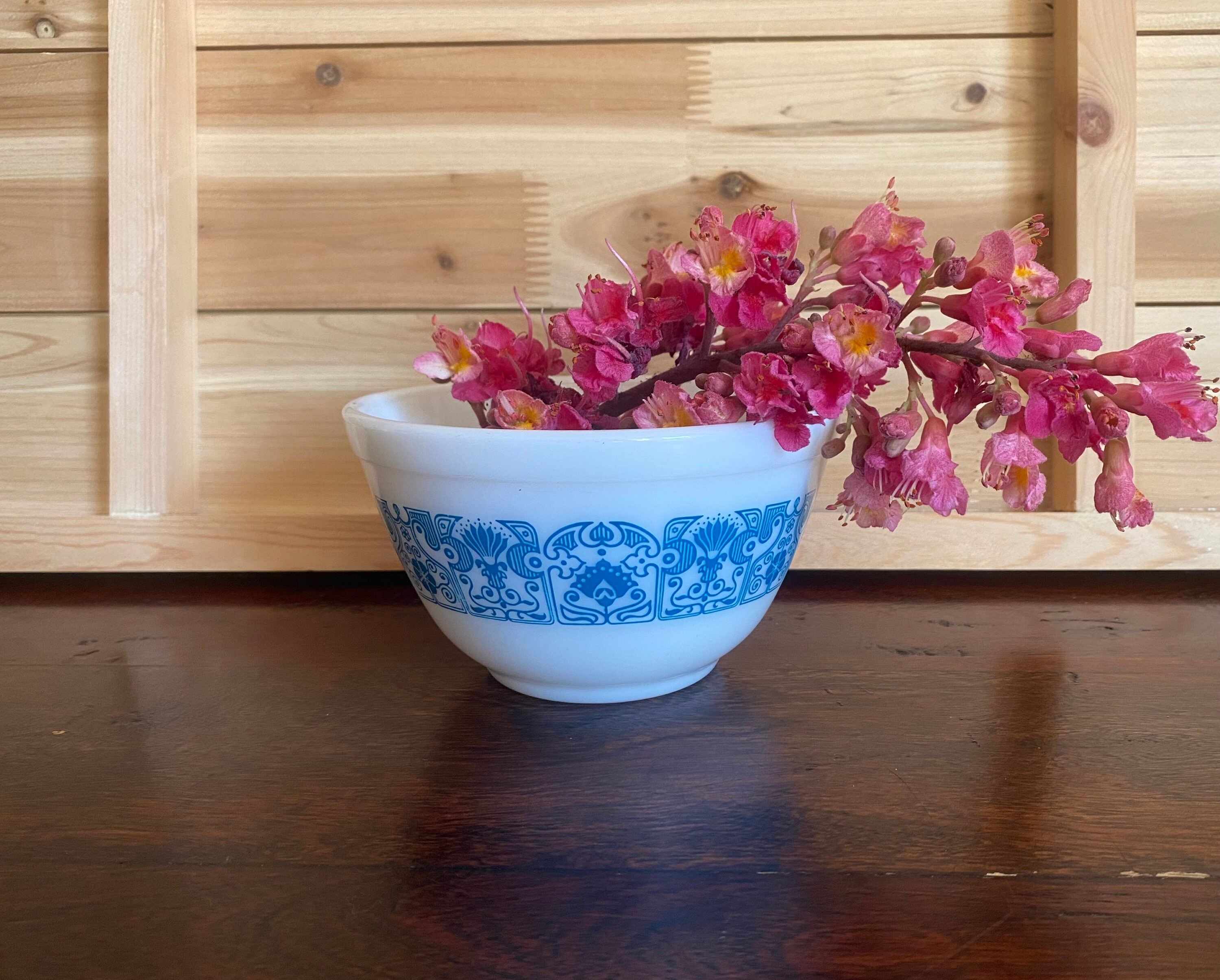 Vintage Pyrex Blue Horizon Mixing Bowl - Etsy