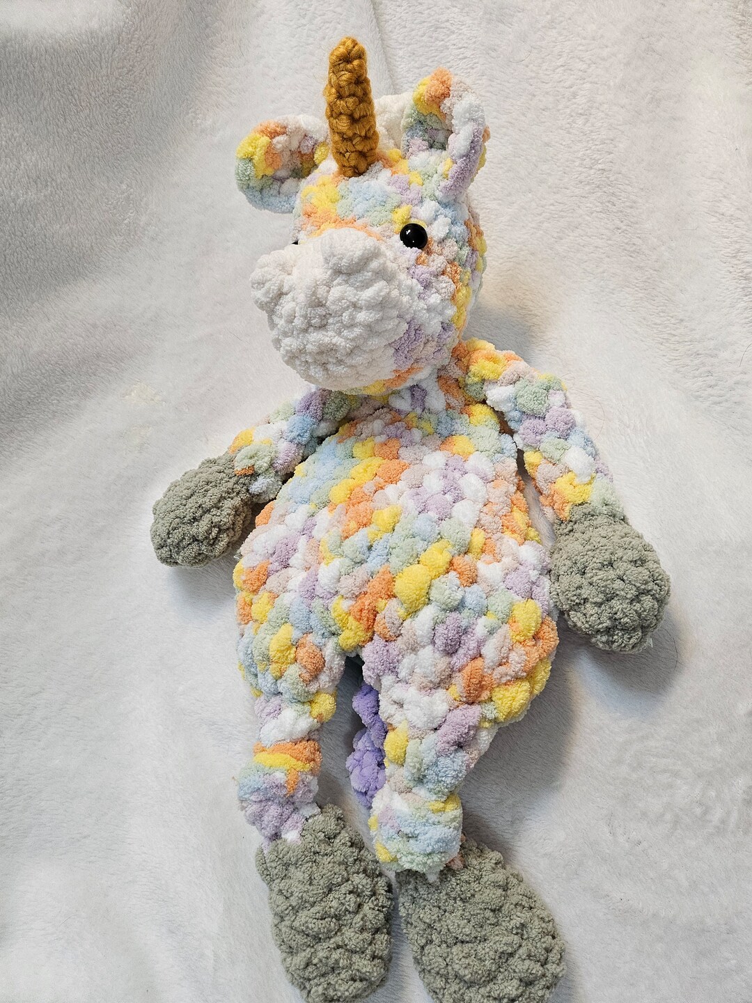 Una the Unicorn Plushie Lovey - Etsy