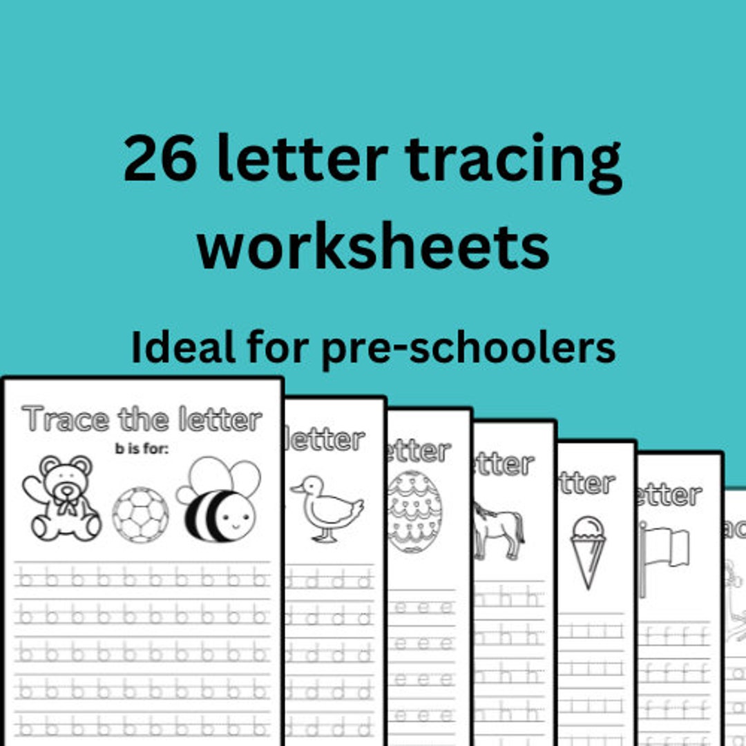 Practice Tracing Alphabet Worksheets and Teach Your Child Handwriting ...
