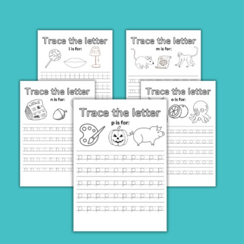 Practice Tracing Alphabet Worksheets and Teach Your Child Handwriting ...