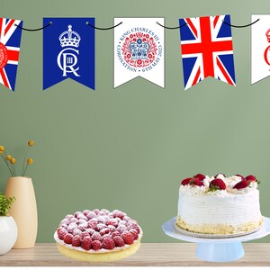 Printable Digital Download Coronation Bunting With 8 Different Designs ...