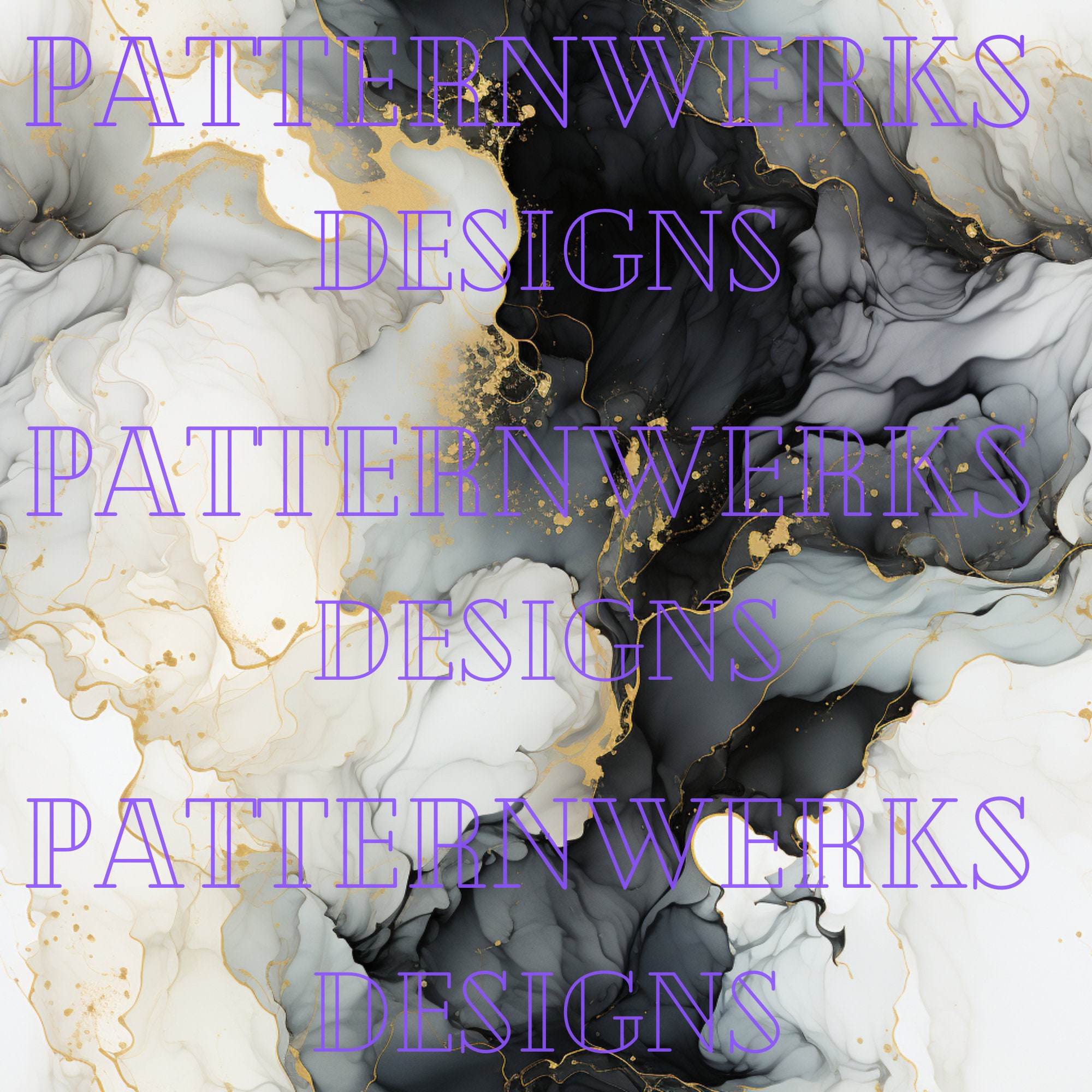 Black and White Alcohol Ink Digital Paper -- Seamless Pattern ...