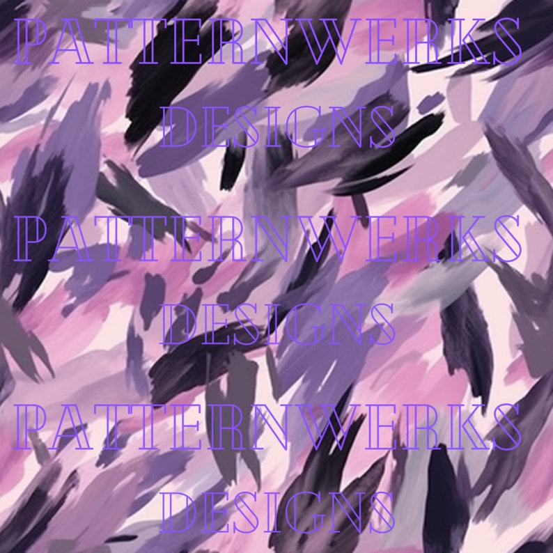 Brush Stroke Digital Paper -- Seamless Pattern -- Abstract Backgrounds ...