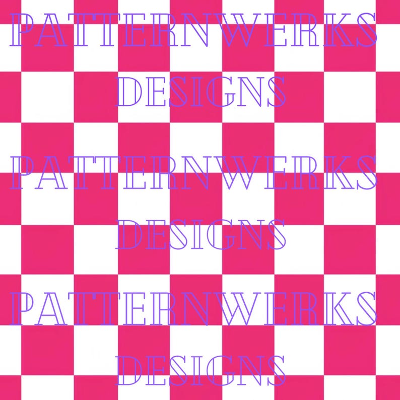 Rainbow Checkerboard Digital Paper -- Seamless Pattern -- Checkerboard ...
