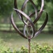 Hampton Brushed Copper Wind Sculpture Spinner 190cm Height, 56 X 56 X ...