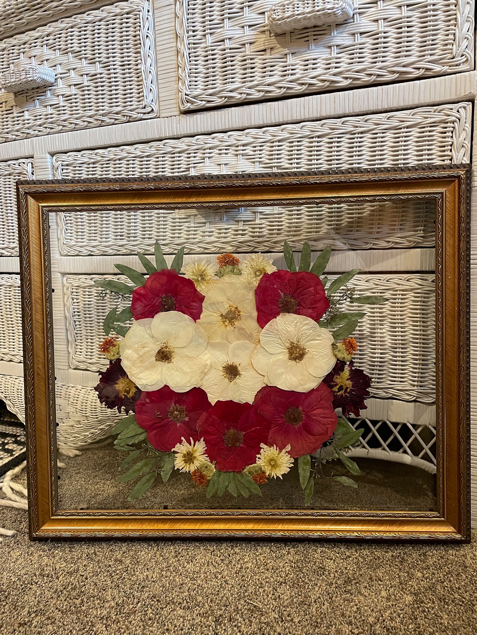Custom Pressed Flower Preservation Pressed Flowers Wedding Flowers ...