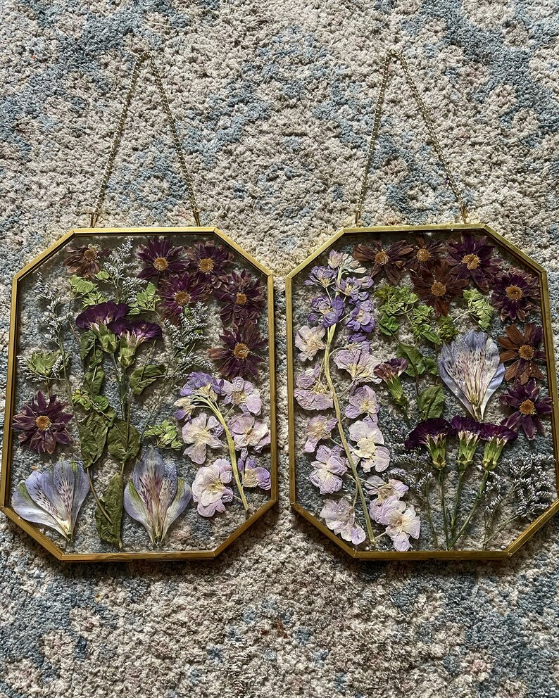 Custom Pressed Flower Preservation Pressed Flowers Wedding - Etsy