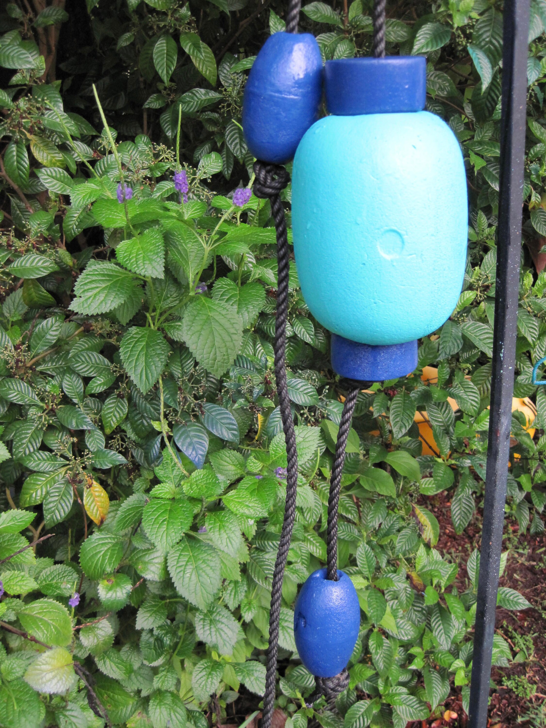 Fishing Net Float Rope Swag, Coastal Tiki Bar Art Nautical Decor Buoys ...