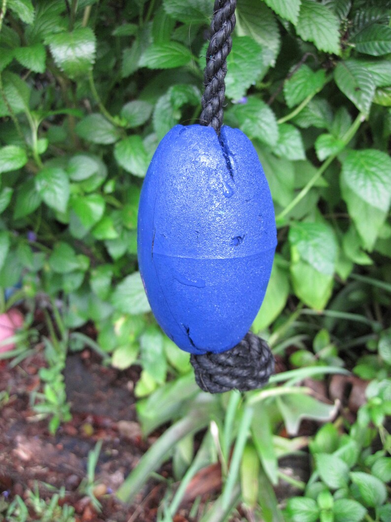 Fishing Net Float Rope Swag, Coastal Tiki Bar Art Nautical Decor Buoys ...