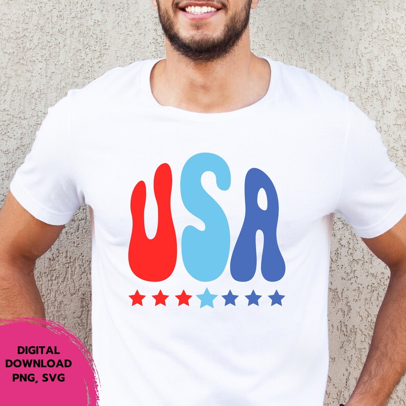 Retro USA Png Retro Png Bundle USA Png USA Svg Retro - Etsy