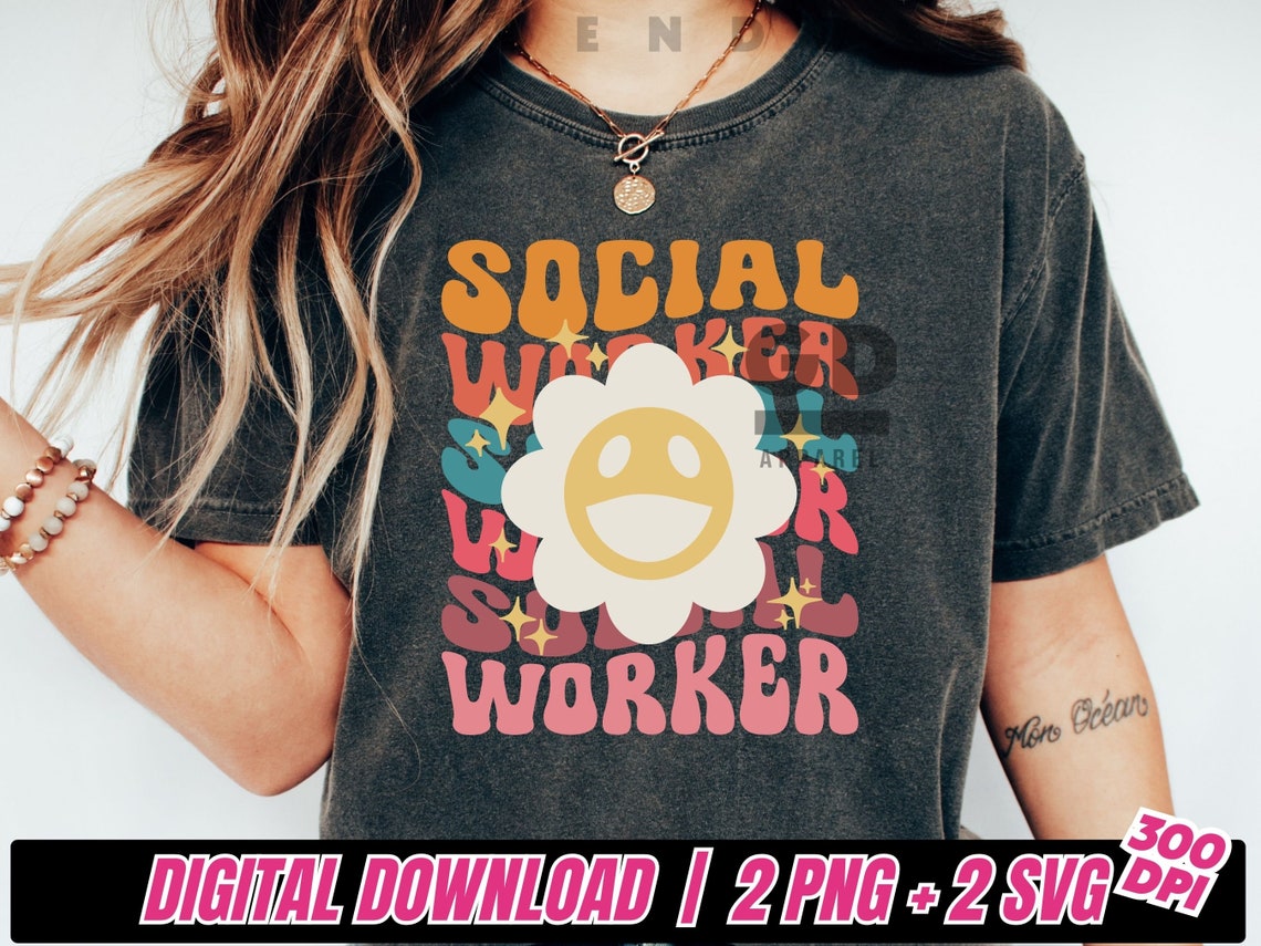 Social Worker Png, Social Worker Svg, Retro Svg Bundle, Social Work Png ...