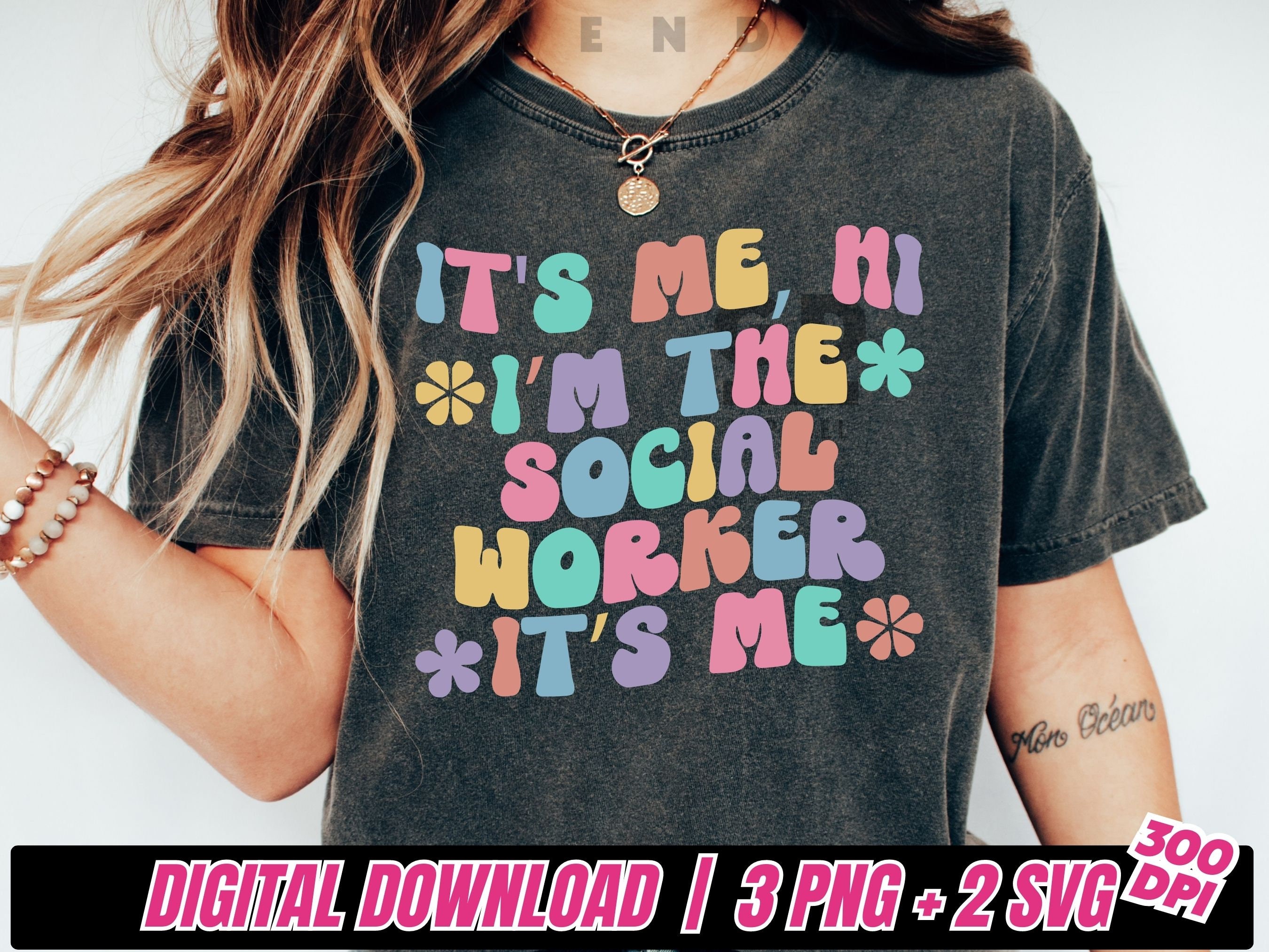 Social Worker Png, Social Worker Svg, Retro Svg Bundle, Social Work Png ...