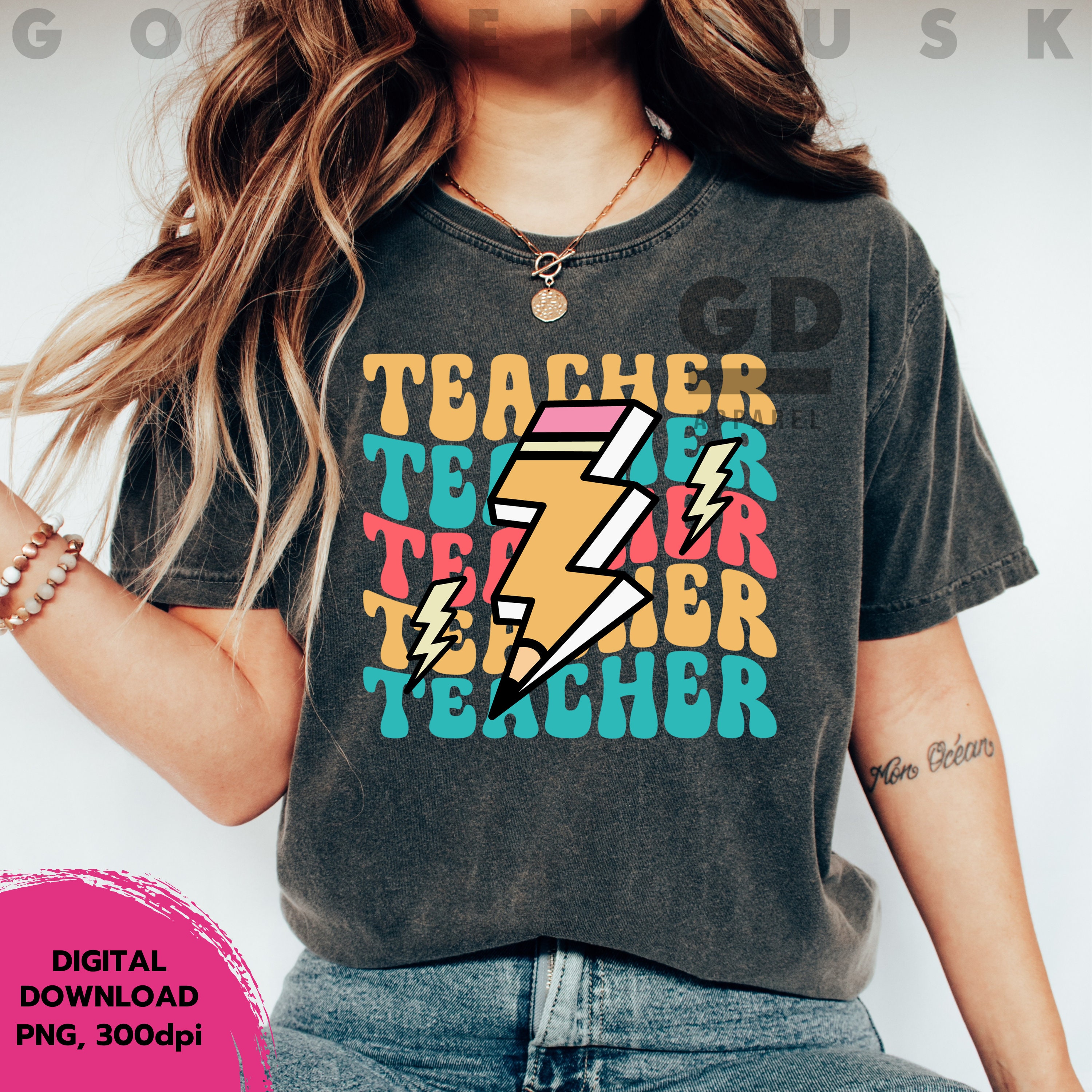 Retro Teacher Png Bundle Back to School Png Retro School - Etsy