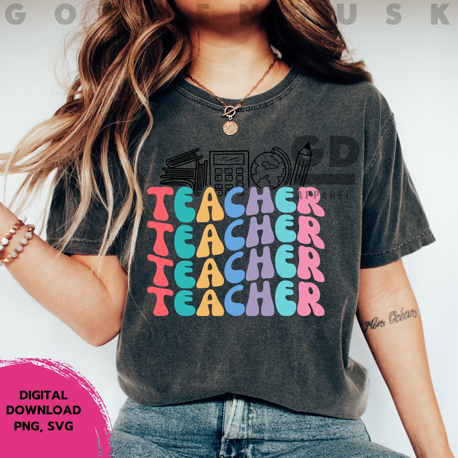 Retro Teacher Png Bundle Back to School Png Retro School - Etsy