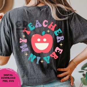 Retro Teacher Png Back to School Png, Retro School Png, Back to School ...