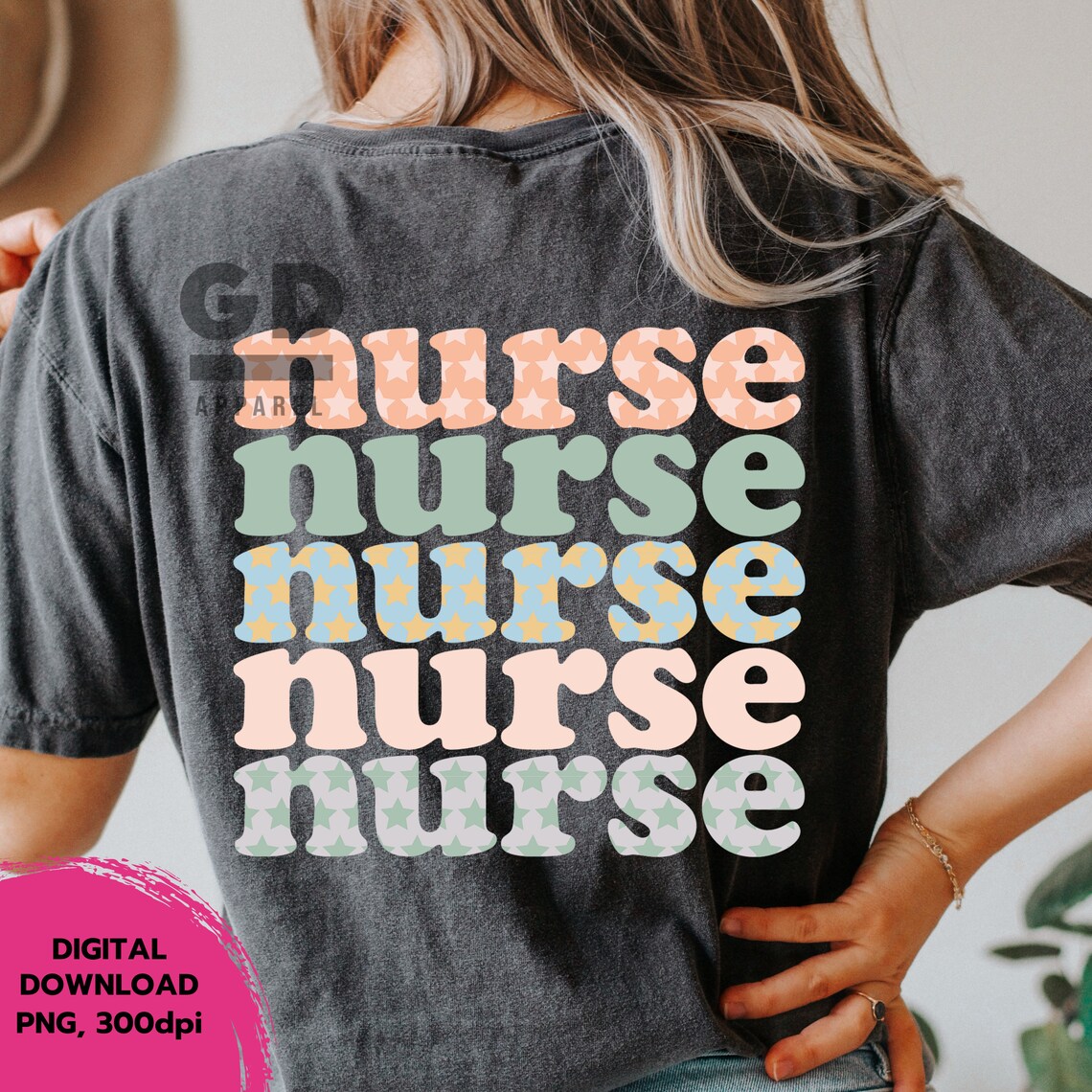 Retro Nurse Png Nurse Png Retro Png Nursing Png Groovy - Etsy