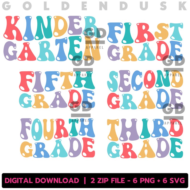 Retro Back to School Png Bundle Teacher Svg Bundle, Retro School Png ...