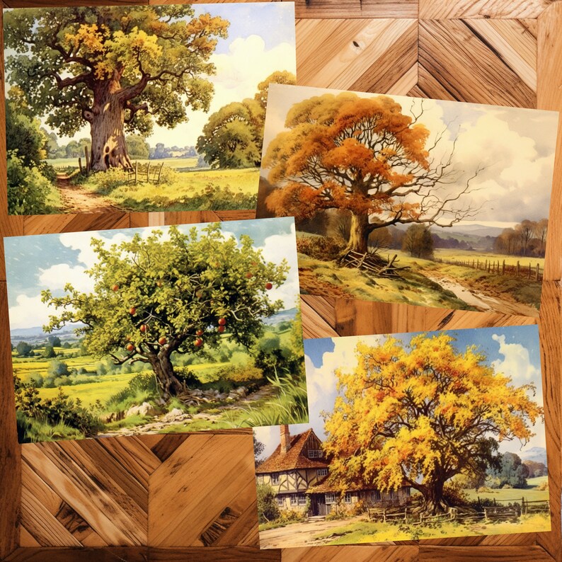 English Trees Postcards, English Postcards, Trees Postcards, Trees ...