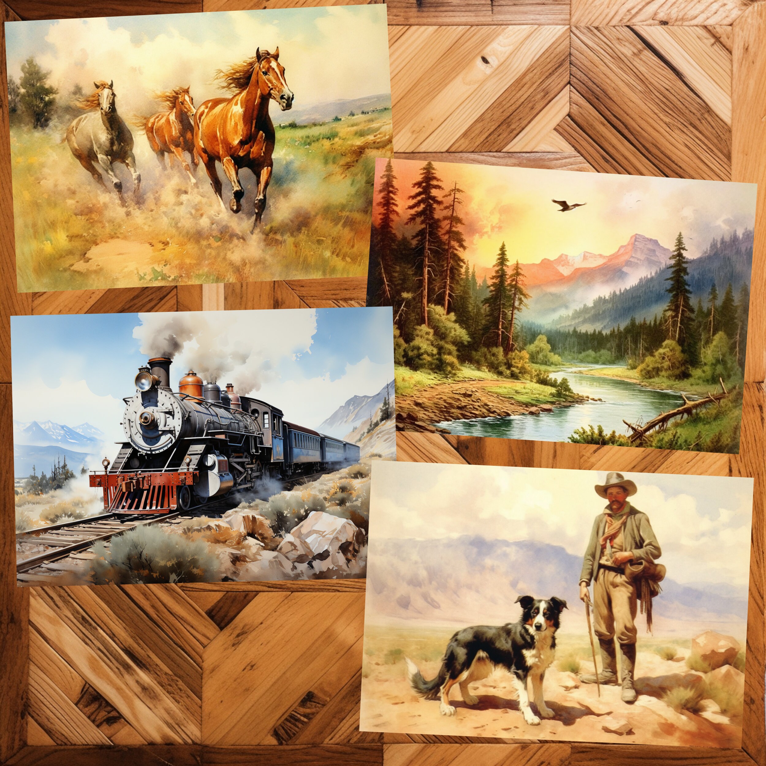 Vintage Western Postcards, American Postcards, Wild West, Postcards ...