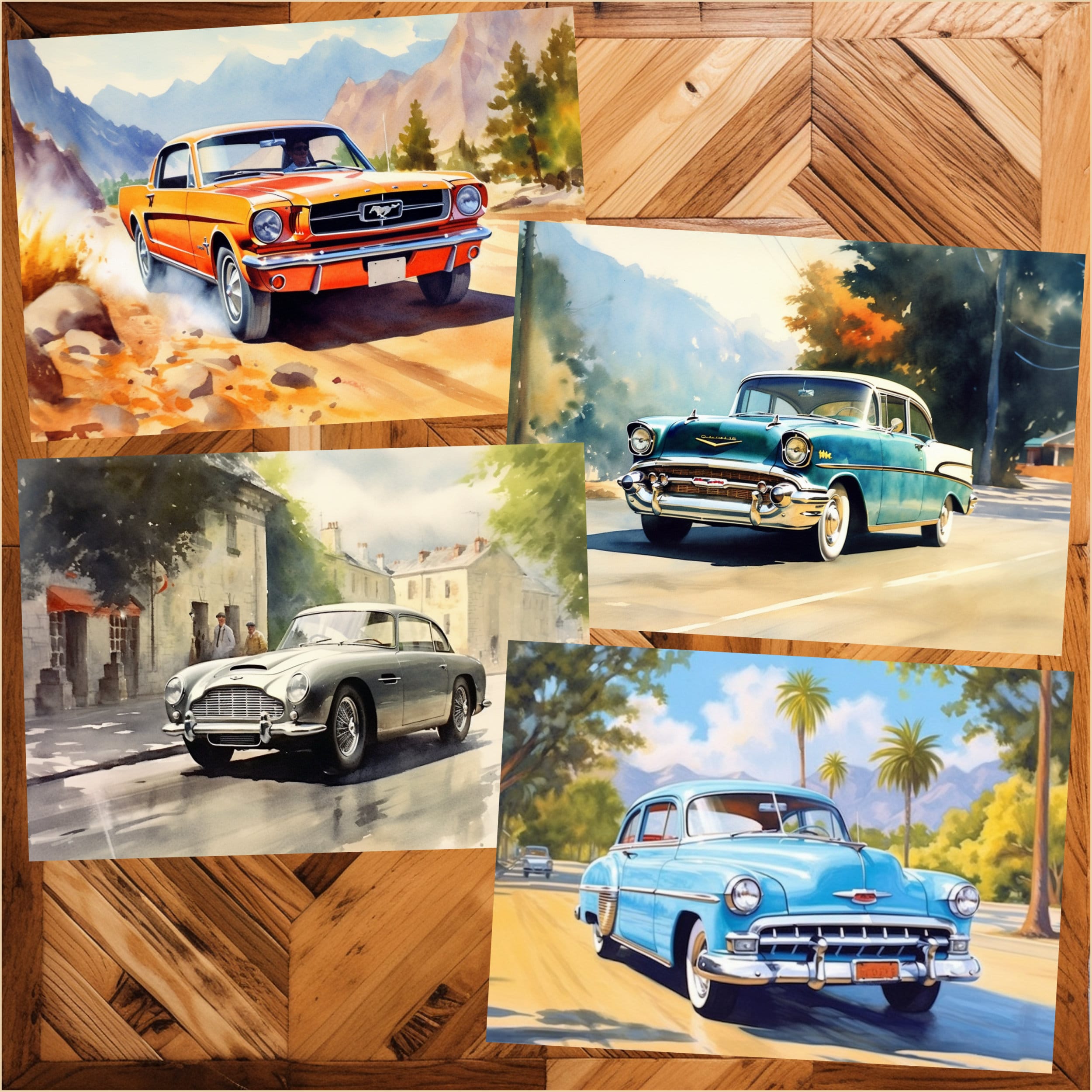 Vintage Cars Postcards, Cars Postcards, American Postcards, Cars ...