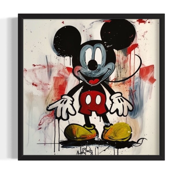 Mouse Graffiti Art - Etsy