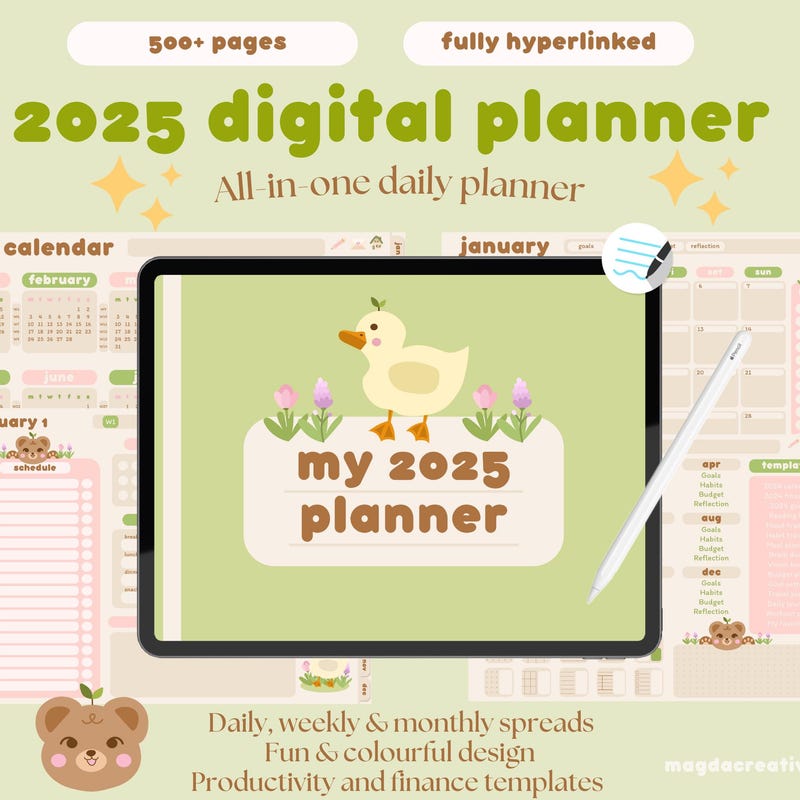 iPad Mini Planner - Etsy