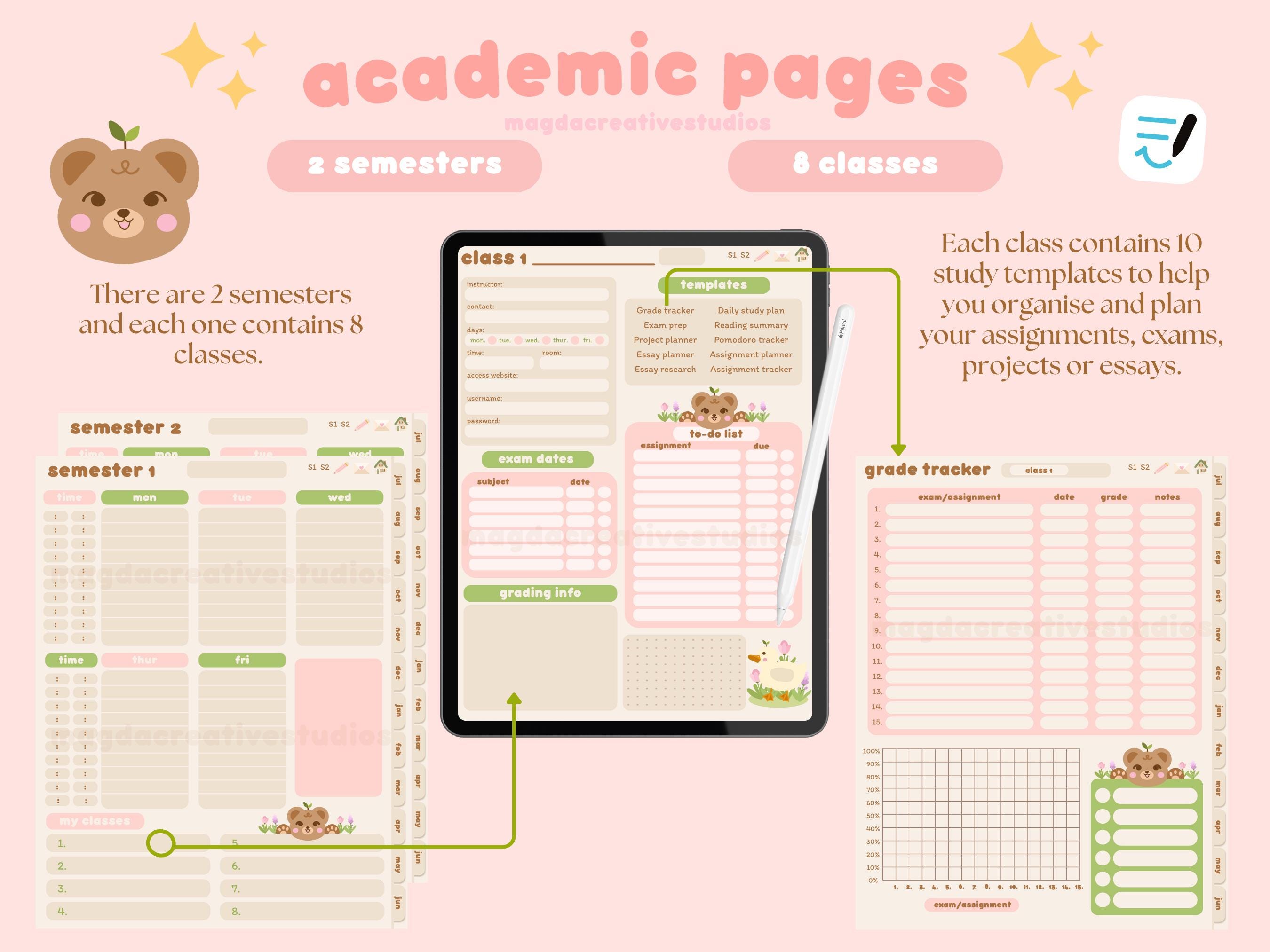2025-2026 Digital Student Planner | Academic & College Planner ...