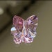 Swarovski Crystals - Choice 6mm, 8mm or 10mm Crystal Butterfly Bead - Light Rose - Vertical Top ...