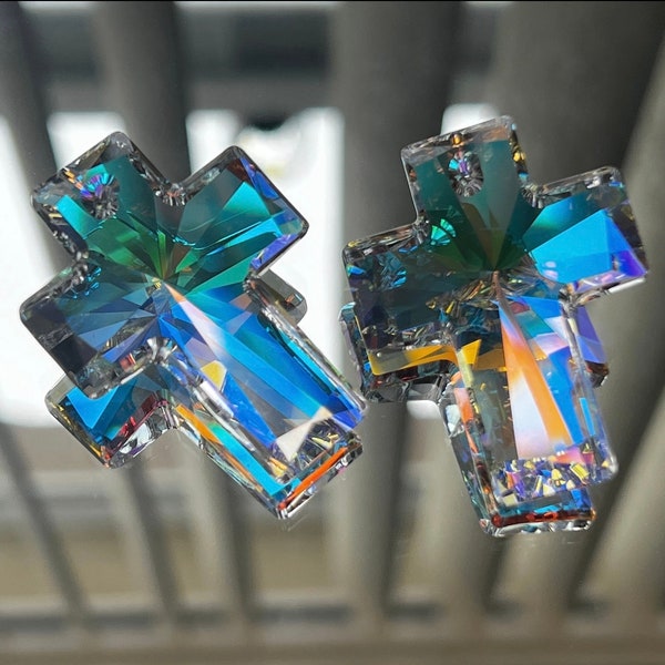 Swarovski Cross - Etsy
