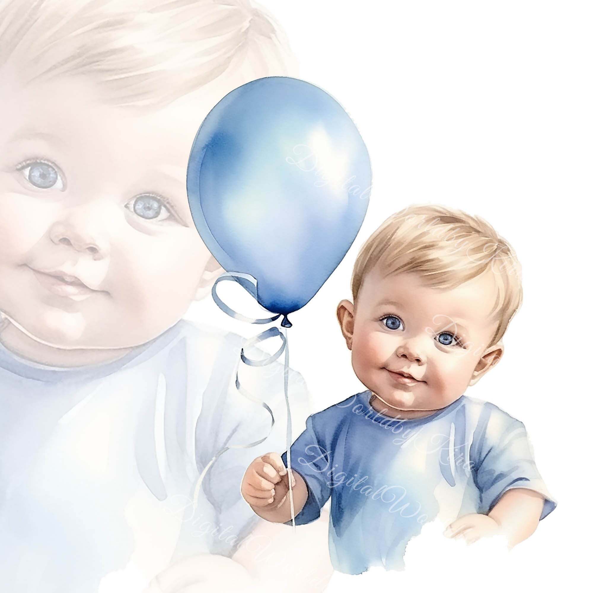 Watercolor Painting, Digital Download, Commercial Use, Printable Art ...