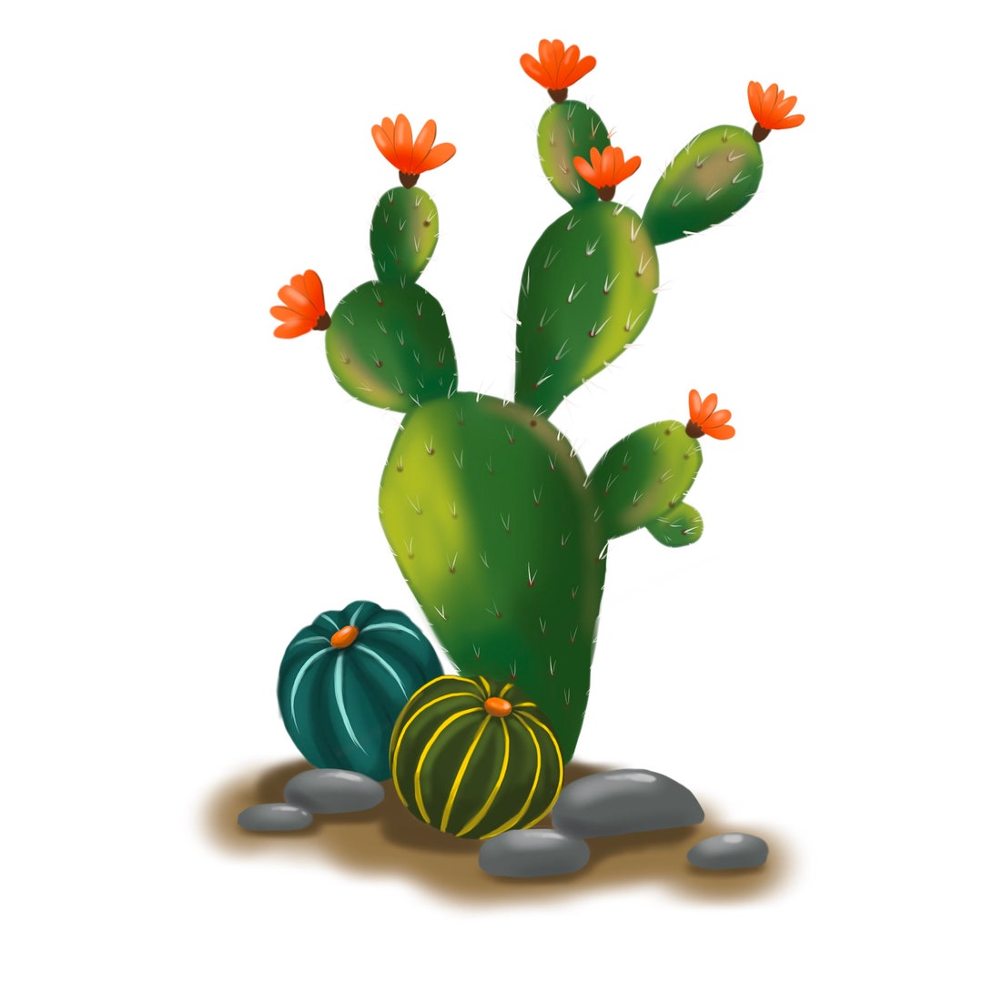 Desert Cactus, Cactus Clipart, Cactus Clip Art, Clipart, Clip Art ...