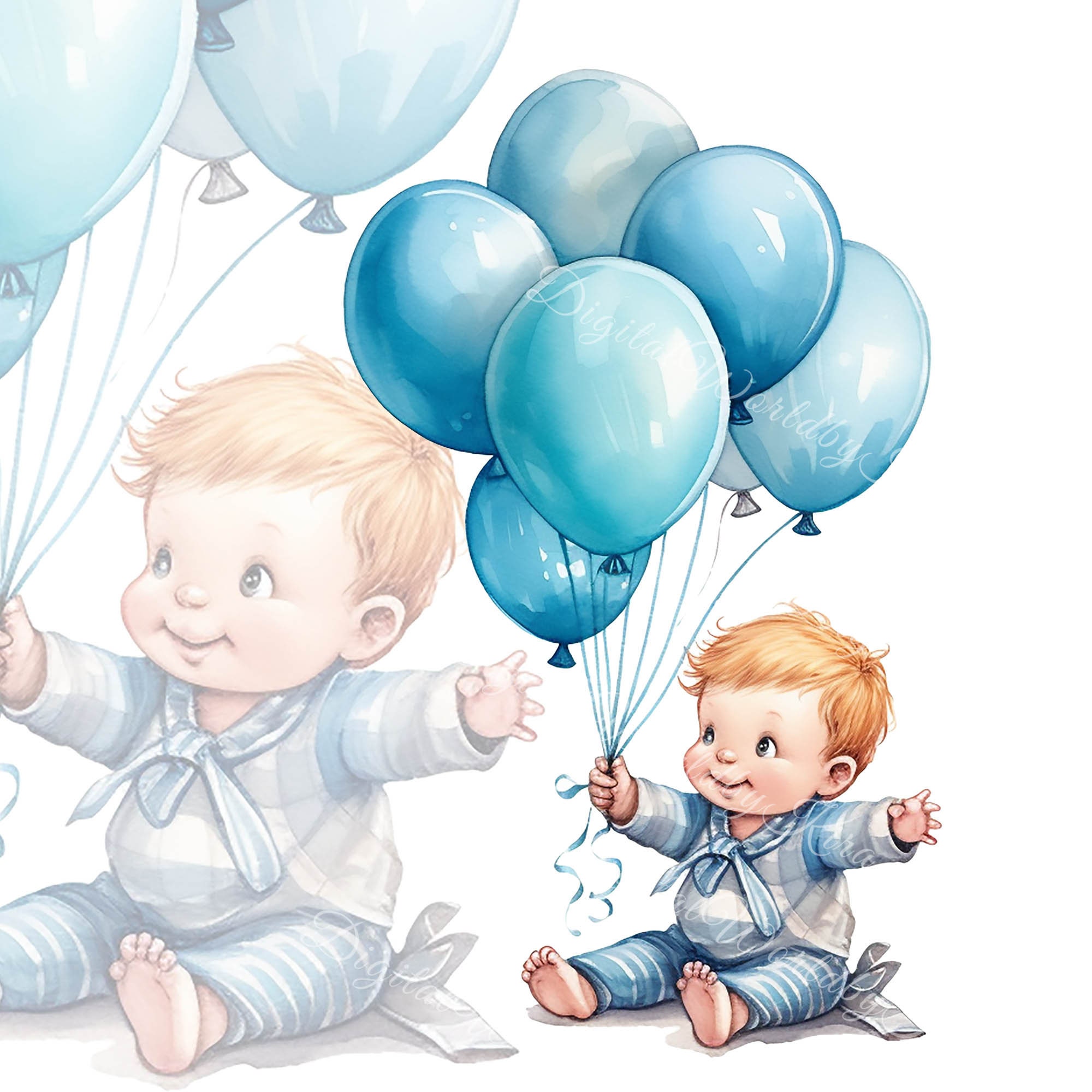 Watercolor Painting, Digital Download, Commercial Use, Printable Art ...