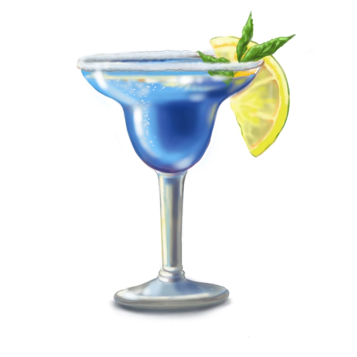 Blue Cocktail, Drink Png, Digital Download, Instant Download, Png ...