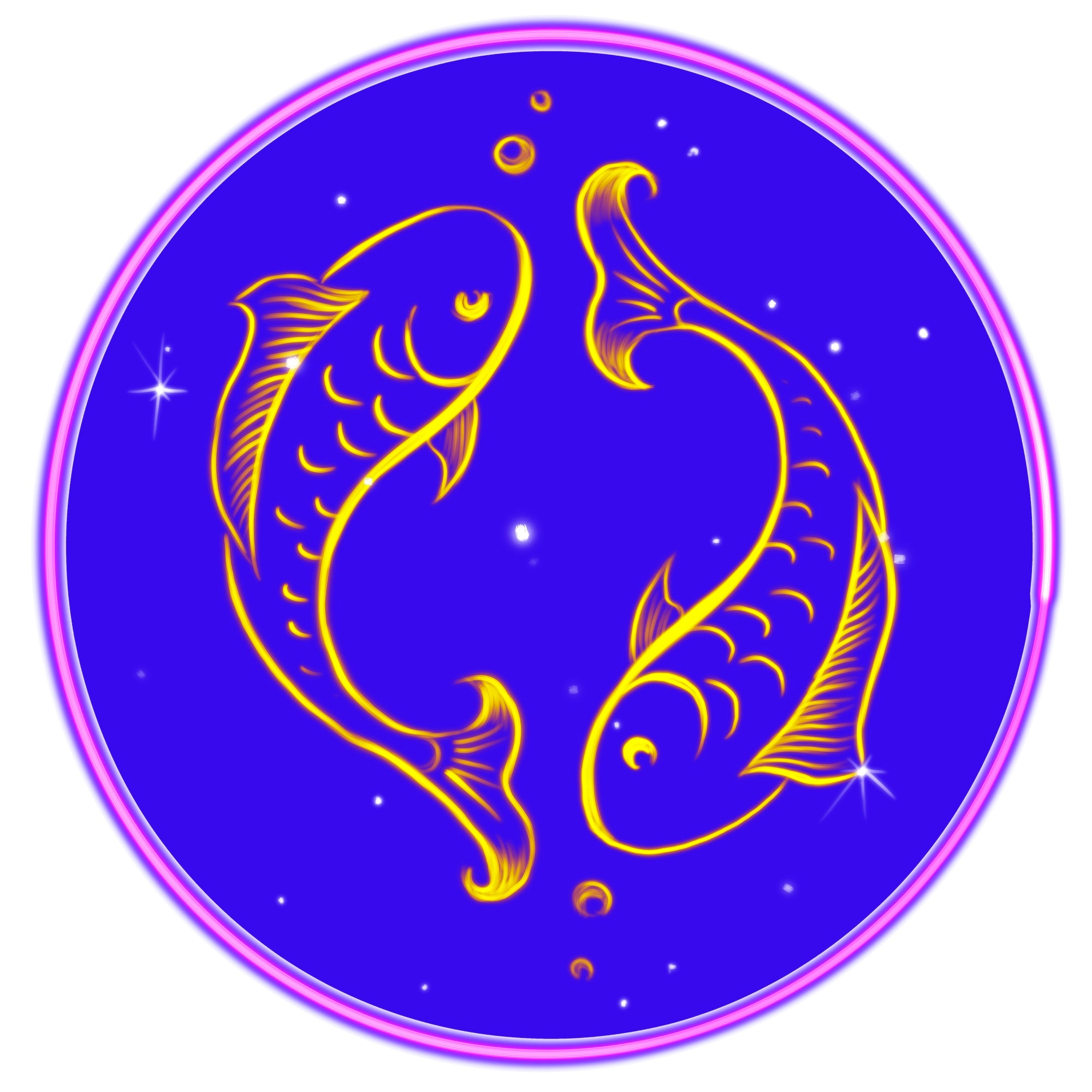 Pisces Fish Symbol Art