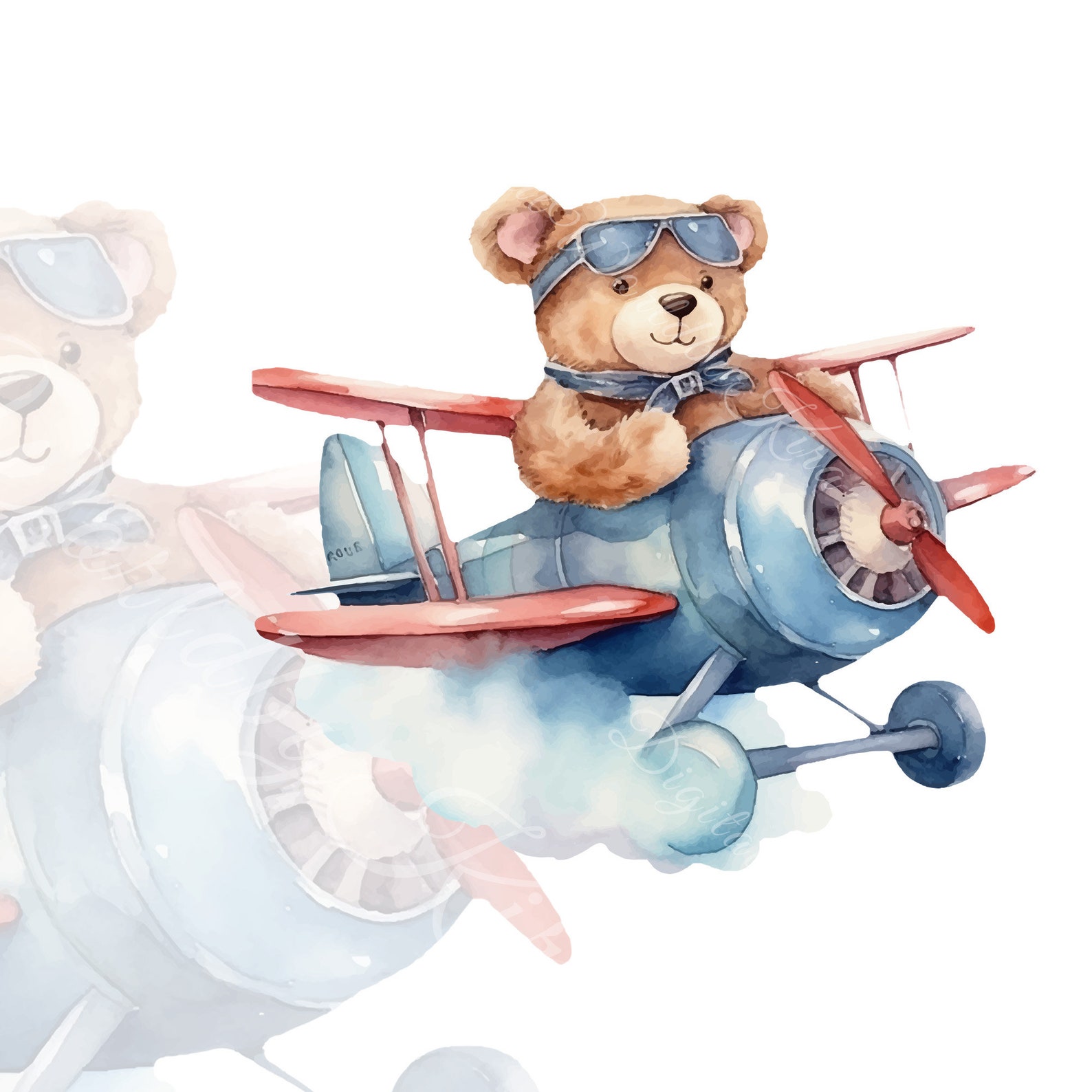 Watercolor Bear, SVG Files, High-quality, Vector Graphics, Instant ...