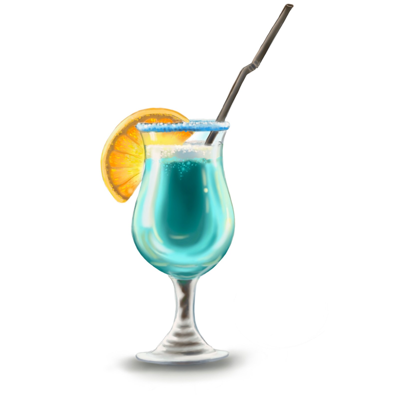 Blue Cocktail, Drink Png, Digital Download, Instant Download, Png ...