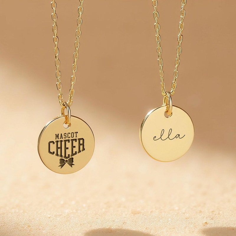 Cheerleader Necklace - Etsy
