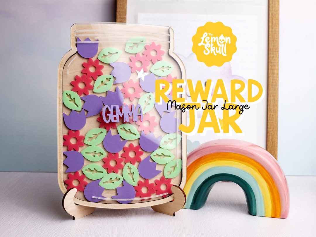 Kids Reward Jars Large Mason Jar Classroom Positive Reinforcement ...