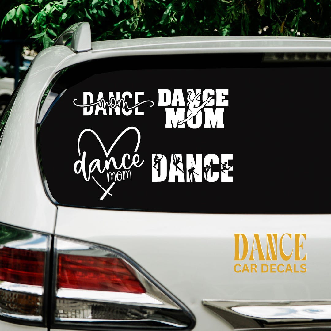 Dance Car Decal | Vinyl Sticker for Dancers & Dance Moms, Dance Life ...