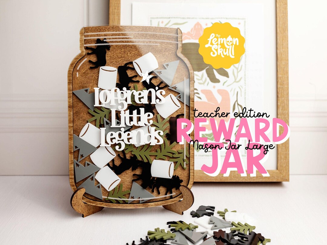 Teacher Reward Jars Large Mason Jar Classroom Positive Reinforcement ...