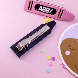 Personalized Name Hair Clips Back to School Hair Clip Hair Bow ...