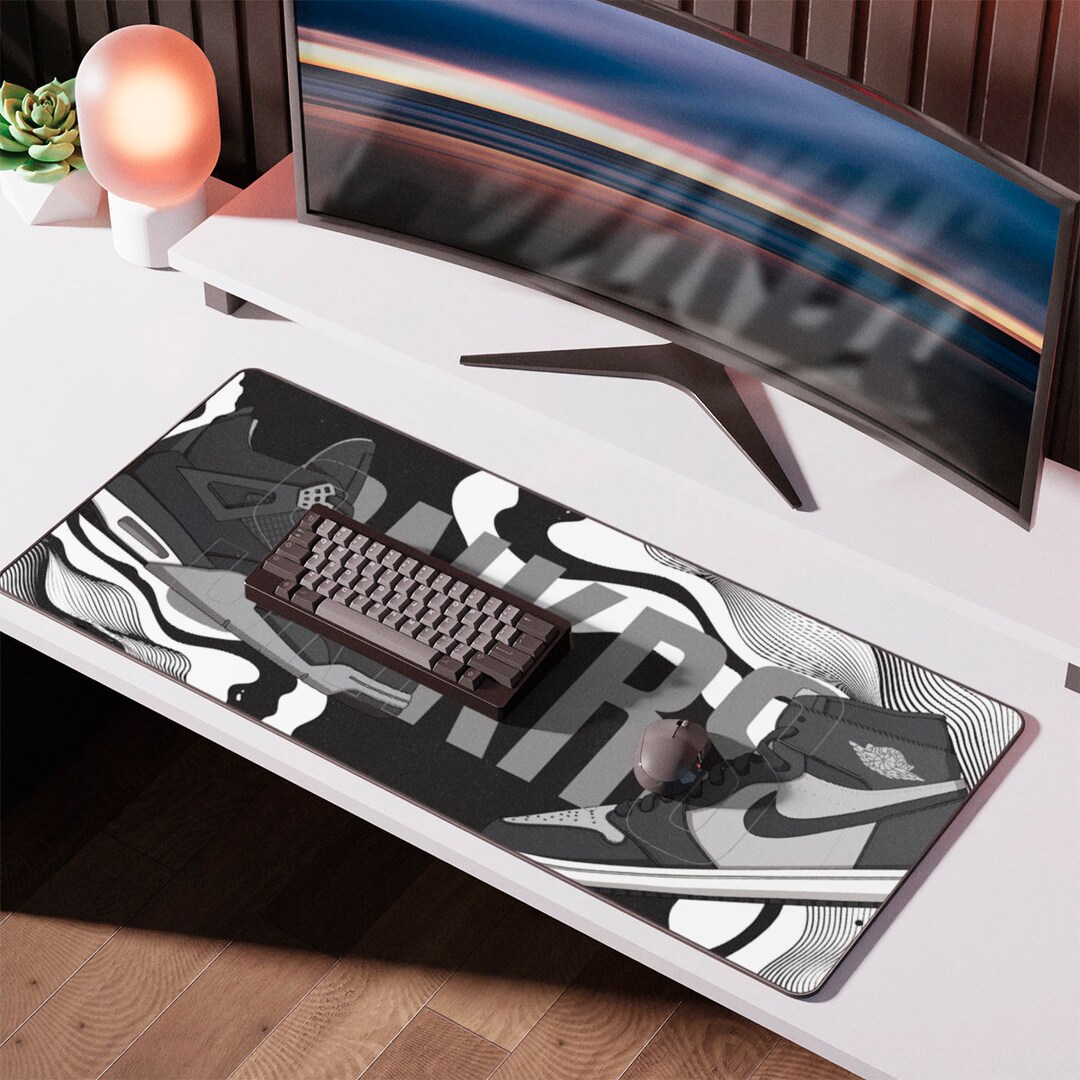 Sneakers Gaming Mousepad, Jordans Mousepad, Large Deskmat, Fashion ...