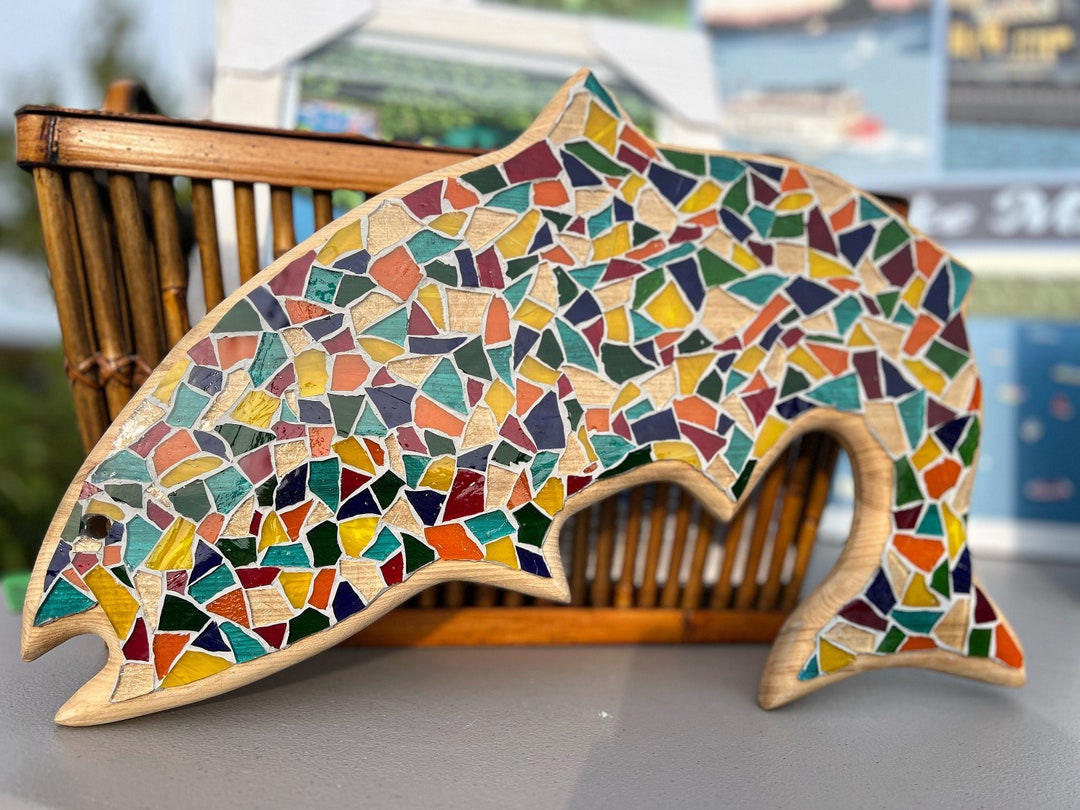 Glass Mosaic Fish - Etsy