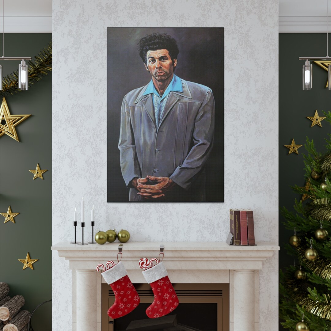 Kramer Canvas Seinfeld Wall Art Tv Show Art Funny Art Gift for Dad ...