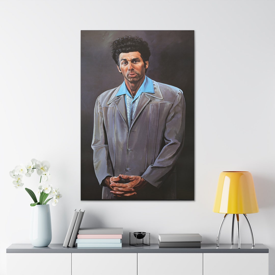 Kramer Canvas Seinfeld Wall Art Tv Show Art Funny Art Gift for Dad ...