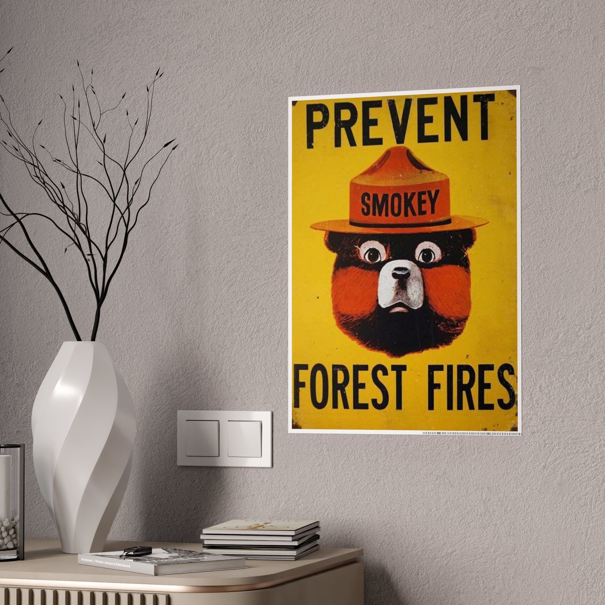 Smokey the Bear Posters, Smokey Art Sign, Classic Smokey the Bear ...